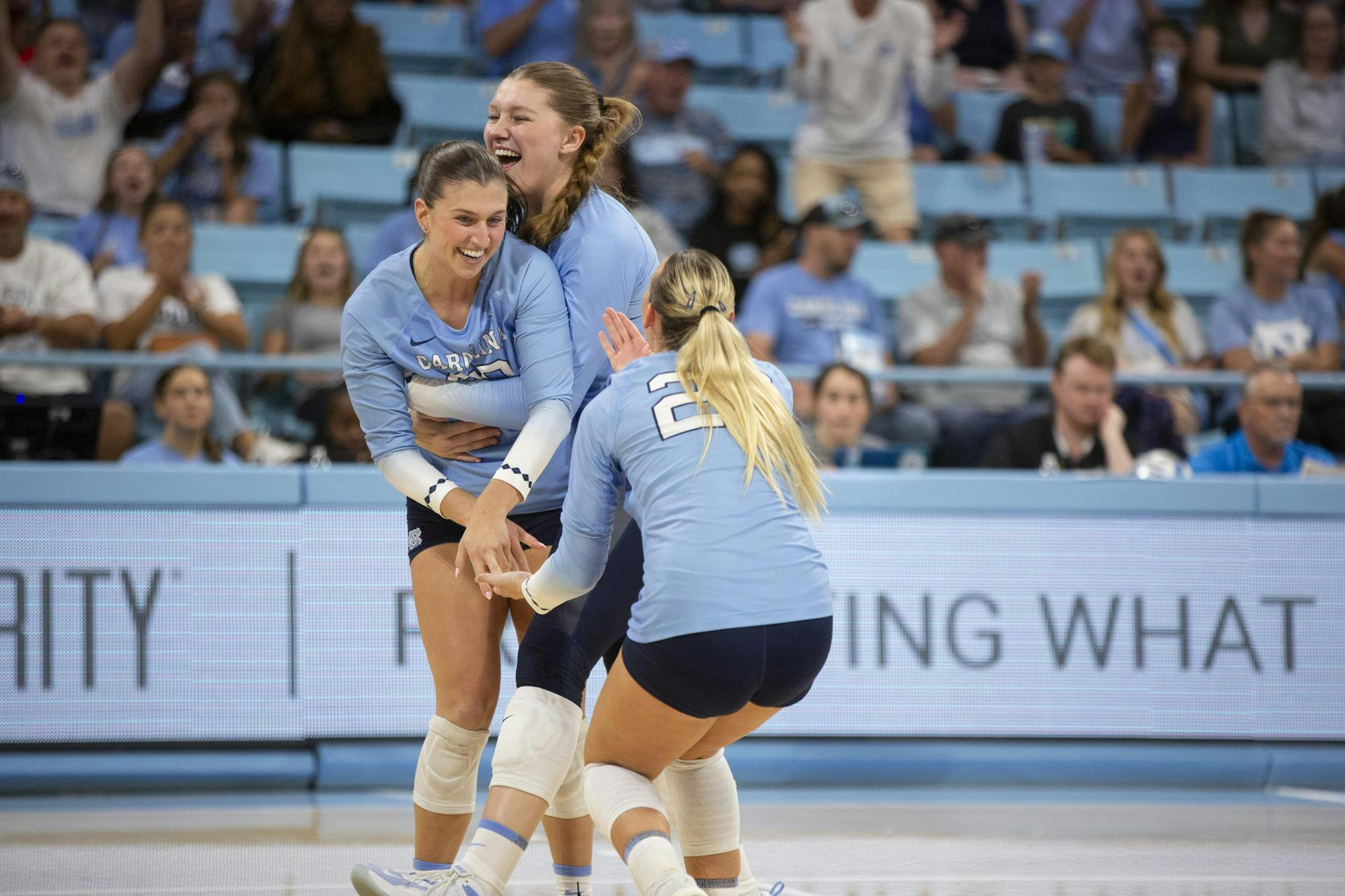 UNC volleyball defeats Boston College, 3-1, to remain undefeated at ...