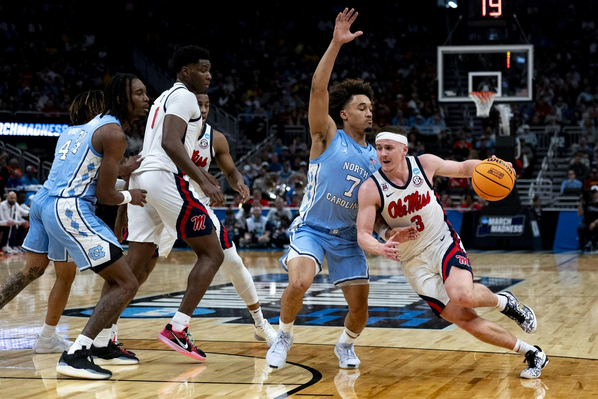 UNC men's basketball's season ends with 71-64 loss to Ole Miss in the ...