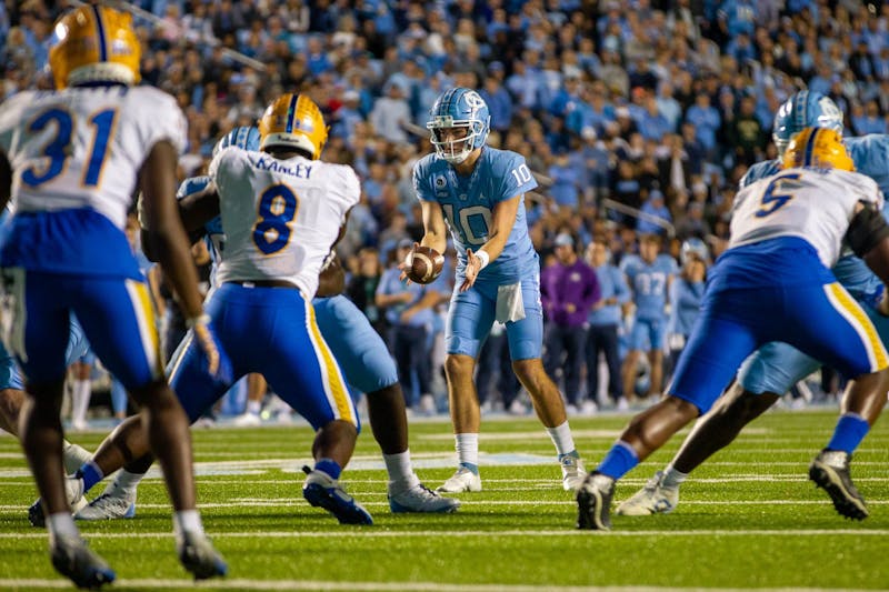 UNC football's offense prepares for a physical matchup against Pittsburgh