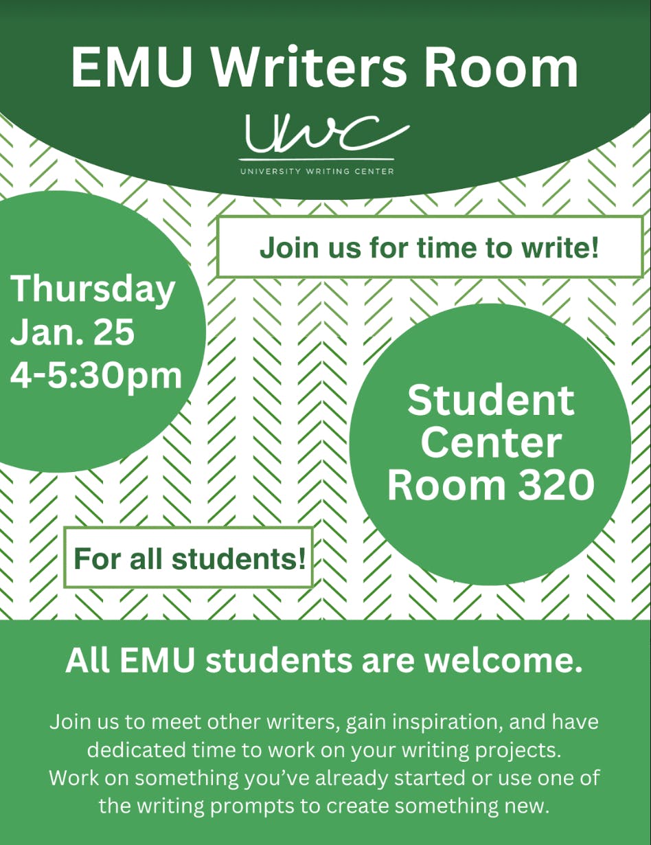 YpsiWrites and UWC launches first campus-based Writer's Room - The ...