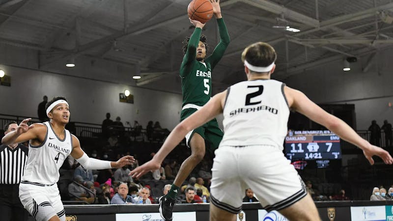 Eastern Michigan men's basketball triumphs over Oakland with dominant ...