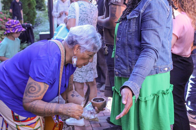 Occaneechi Band of the Saponi Nation unveils historical stone at Elon ...