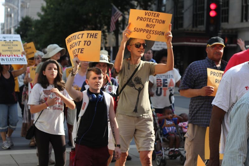 Voting rights rally rocks Raleigh - Elon News Network