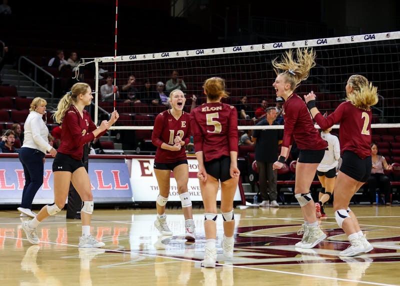 Elon University volleyball avoids weekend sweep by defeating College of ...