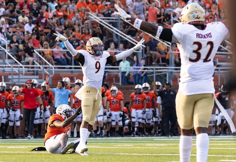 Elon football pulls out first win against Campbell, 24-23 - Elon News ...