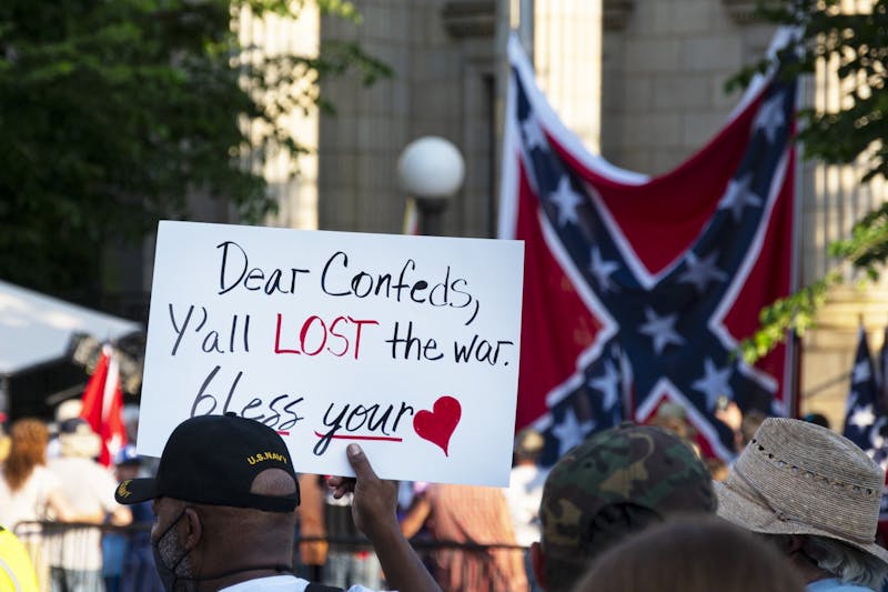 Graham protests highlight two different histories - Elon News Network