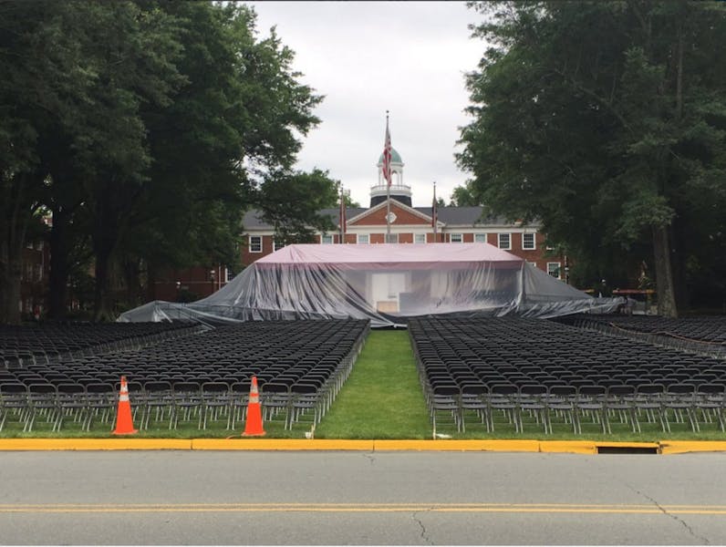 Commencement 2017 will be held in Scott Plaza - Elon News Network