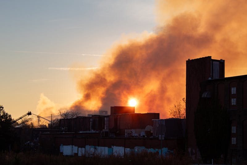 Fire engulfs abandoned mill in Graham as nearby homes evacuated - Elon ...