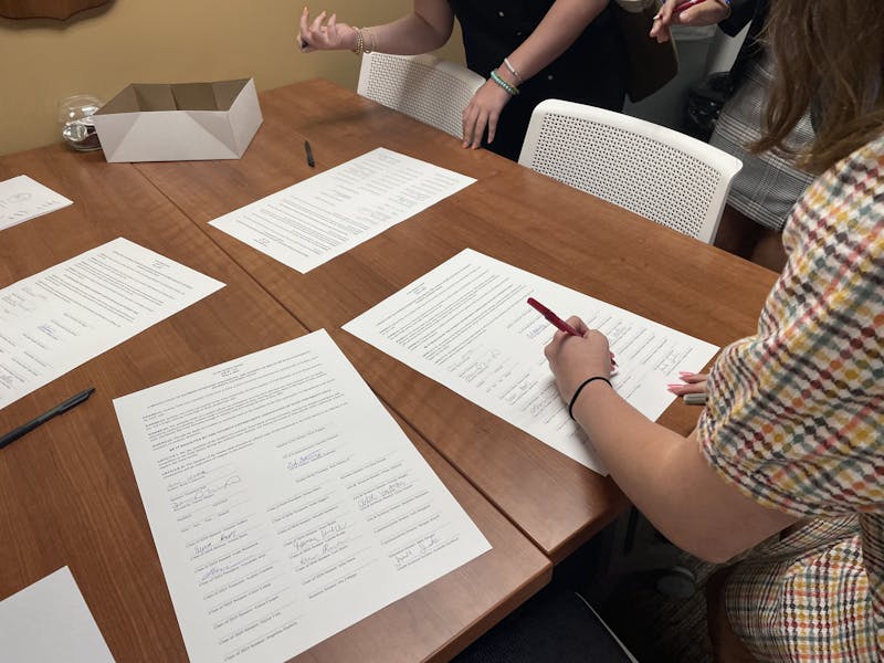 Elon University Student Government Association holds final business ...