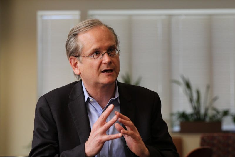 Former Democratic presidential candidate Lawrence Lessig discusses ...