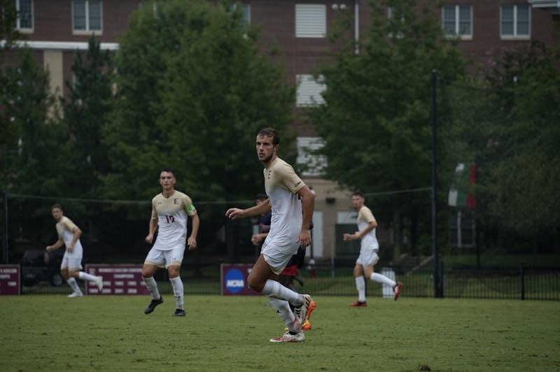 Elon University men’s soccer overcomes Stony Brook in rainy rumble ...