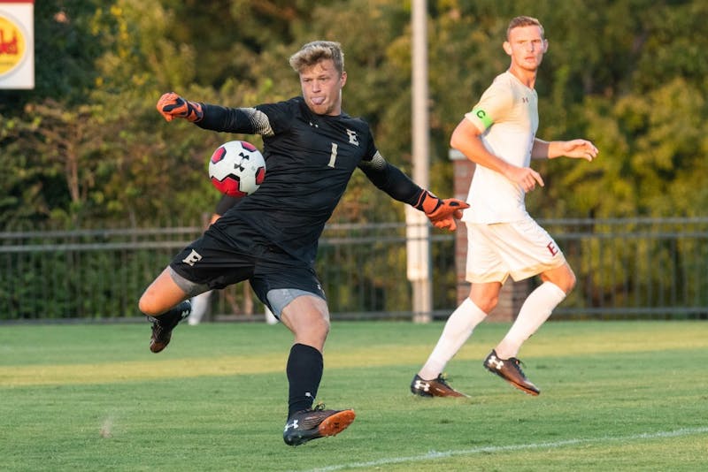 Freshmen Peter Wentzel gets the nod in goal for men's soccer - Elon ...