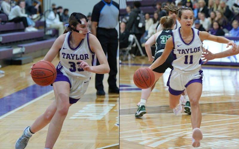 Woods and Wayne close out Taylor basketball careers - The Echo