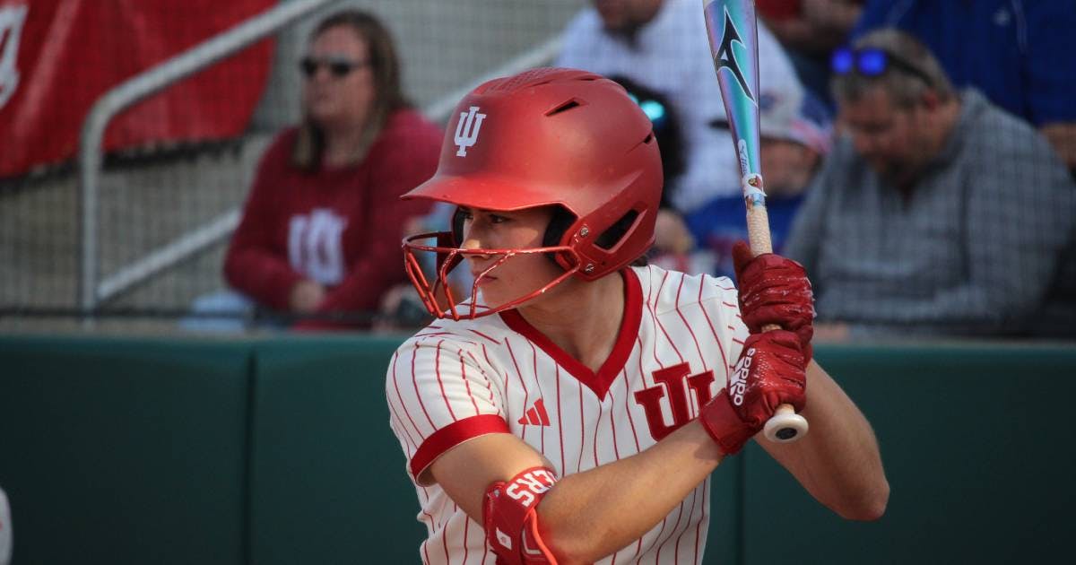 Indiana softball's late surge isn't enough as Hoosiers drop Game 2 ...