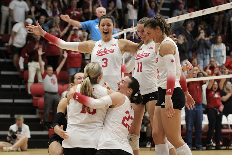 PHOTOS: Indiana volleyball gets ninth win of the season over Ohio State ...