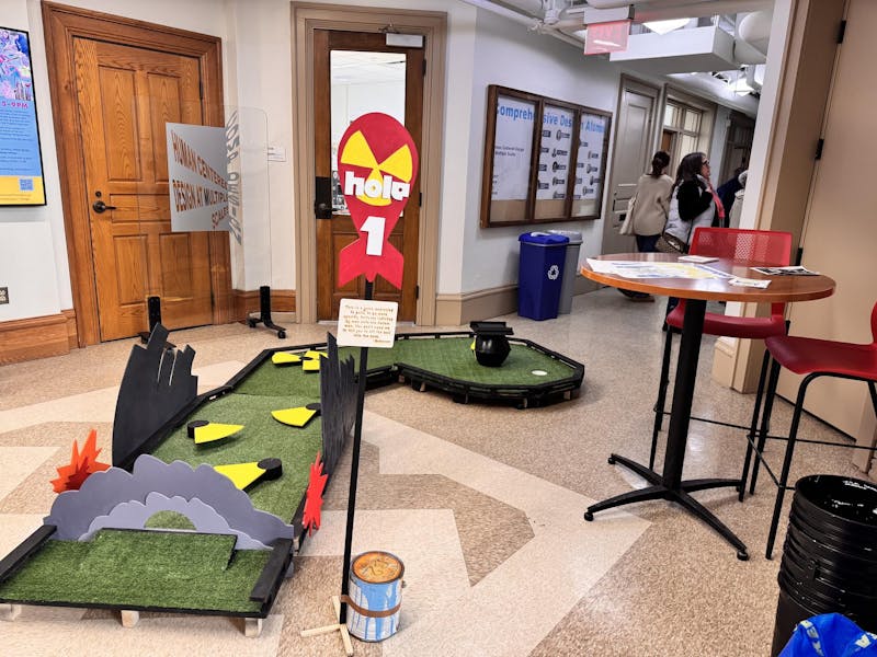 IU students build Vonnegut’s “Cat’s Cradle” themed mini golf course ...