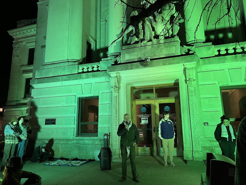 High school students, community members protest IU Expressive Activity ...