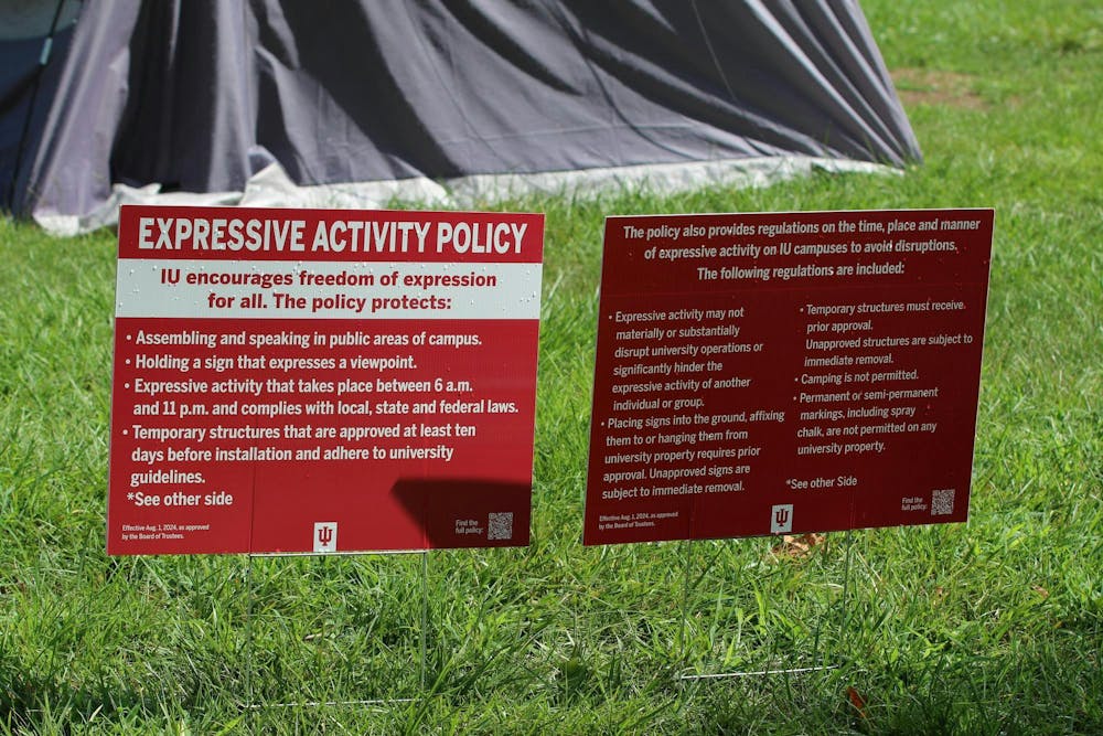 IU’s August 2024 expressive activity policy was unconstitutional ...