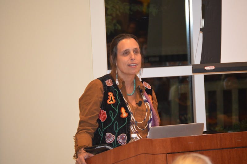 Native American activist condemns DAPL injustices - The Johns Hopkins ...