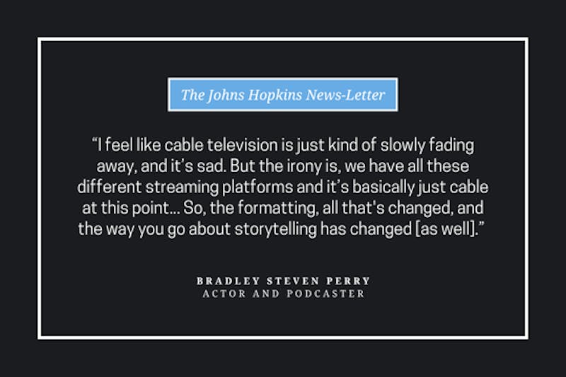 Hopkins Lecture Series hosts Bradley Steven Perry - The Johns Hopkins ...