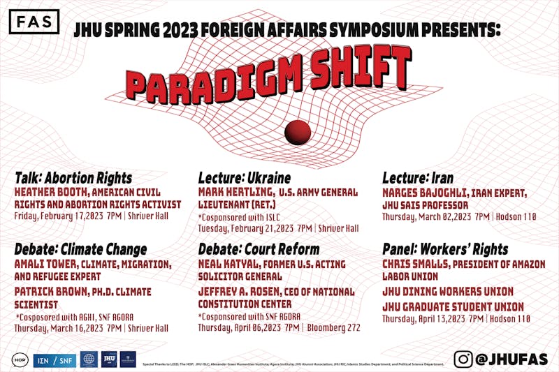 FAS announces 2023 spring speaker series theme and lineup - The Johns ...