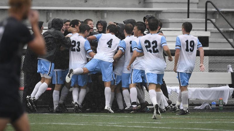 M. Soccer splits at home against tough opponents - The Johns Hopkins ...