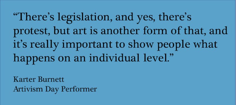 Artivism Day displays the power of art - The Johns Hopkins News-Letter