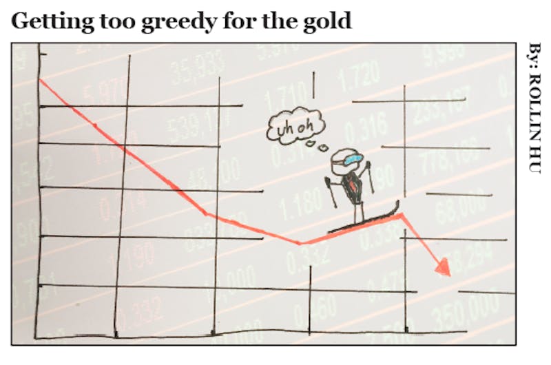 Getting too greedy for the gold - The Johns Hopkins News-Letter