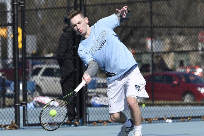 M. Tennis takes on five opponents in three days - The Johns Hopkins ...