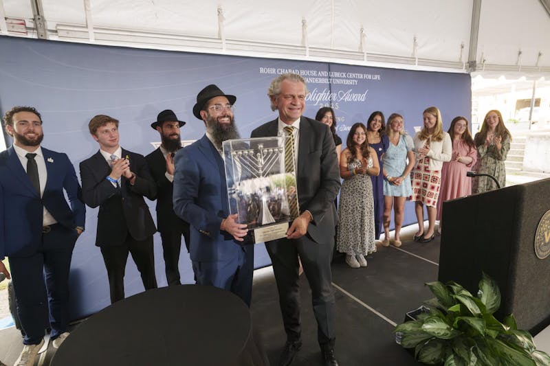 The Rohr Chabad House at Vanderbilt University honored Chancellor ...