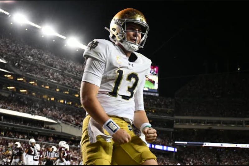 Regret-free Riley Leonard has perfectly embodied Notre Dame’s ...