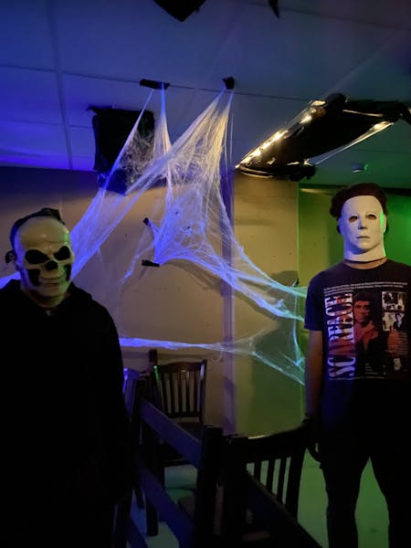 Baumer Hall pulls off second annual Baumer Boo haunted house - The Observer
