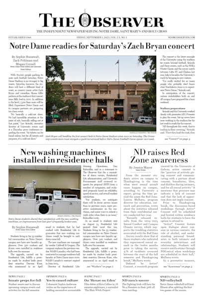 Print Edition for Friday, September 6, 2025 - The Observer