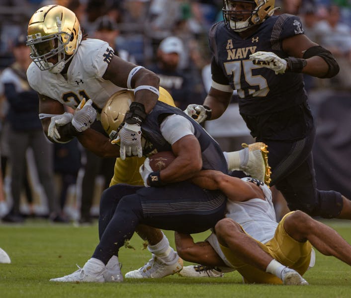 ‘One thing we know about Navy is that they will never quit’: Irish hold ...