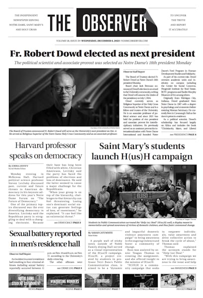 Print Edition for Wednesday, December 6, 2023 - The Observer