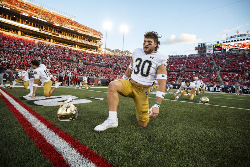 After five years at Notre Dame, Velotta remains all-in on football ...
