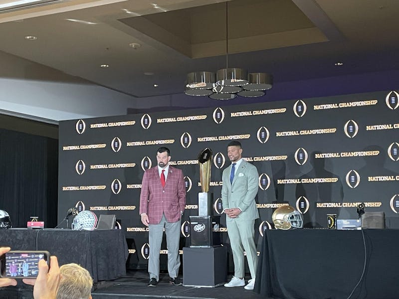 Freeman, Leonard reflect on season and eye national championship - The ...