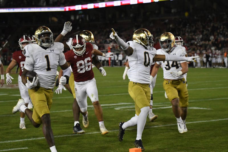Key moments from Notre Dame’s 56-23 win over Stanford - The Observer