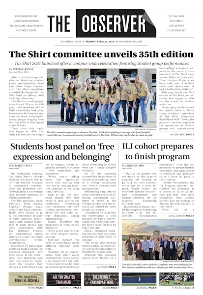 Print Edition for Monday, April 22, 2024 - The Observer