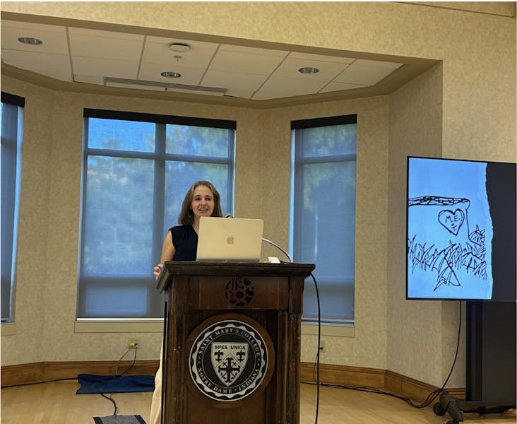 Angela Knobel lectures on motherhood at Saint Mary’s - The Observer