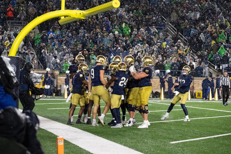 Notre Dame football offensive grades: Navy - The Observer