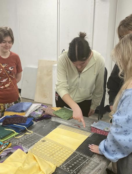 Fiber Arts Club takes on semester-long quilting project - The Post