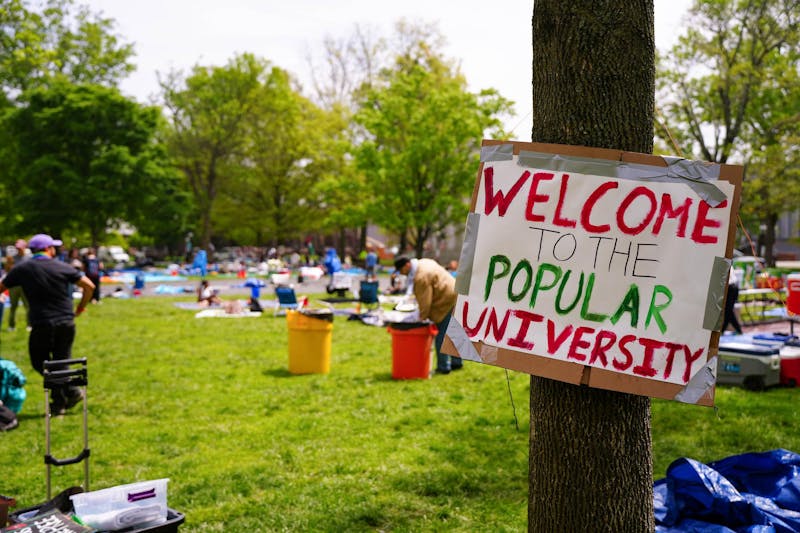 Day eight of ‘Gaza Solidarity Encampment’ at Princeton - The Princetonian