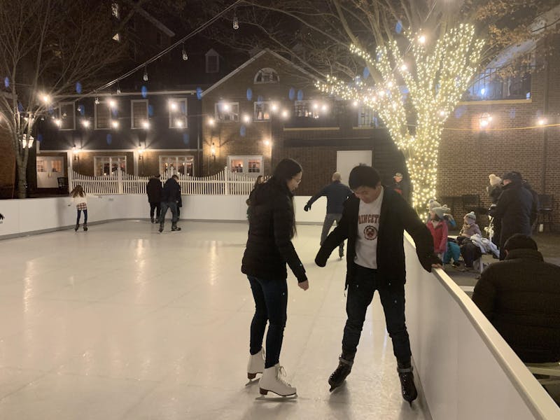 Synthetic ice skating rink opens for winter in Palmer Square - The ...
