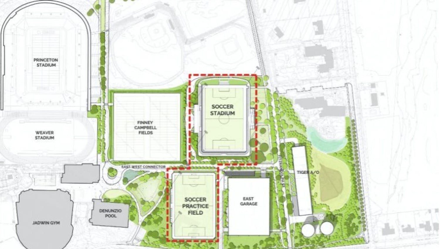 Princeton receives approval for new soccer facilities on East Campus ...