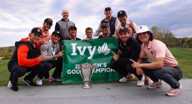 Ivy Champs: Men’s golf, Fantinelli wins team and individual titles ...