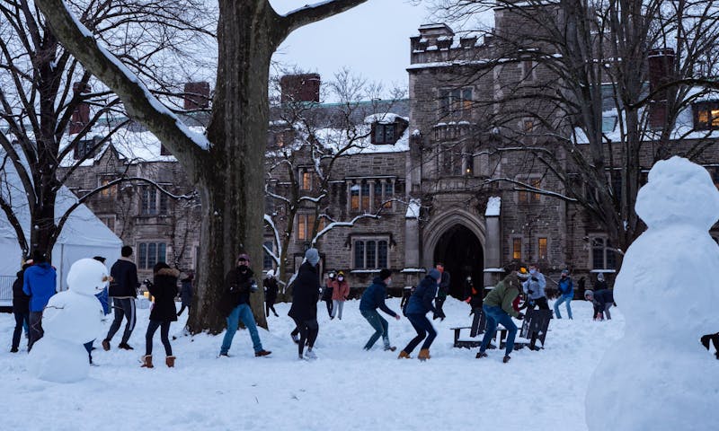 Yale Campus Winter