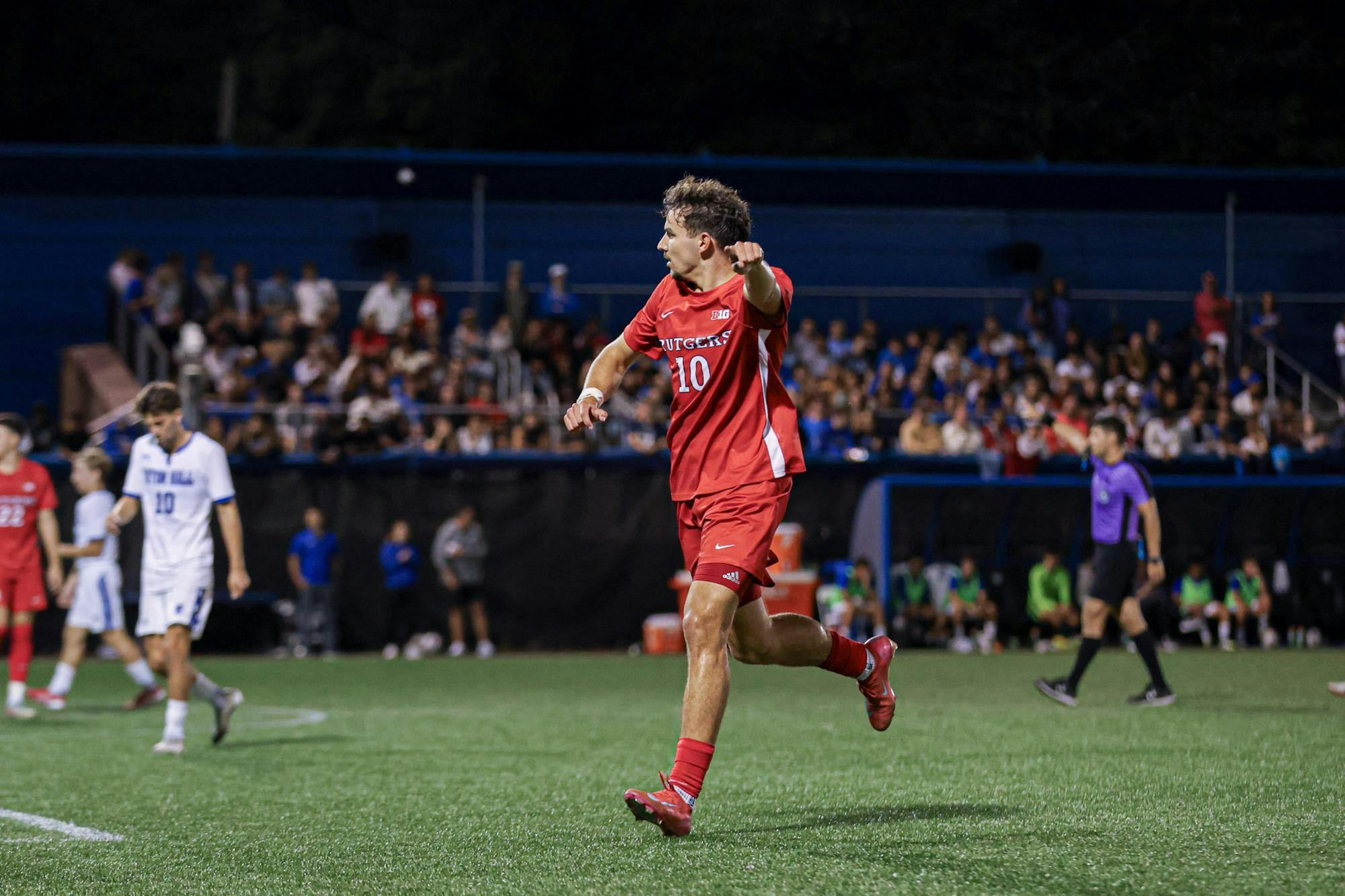 Joschi Schelb's hat-trick propels Rutgers men's soccer past William ...