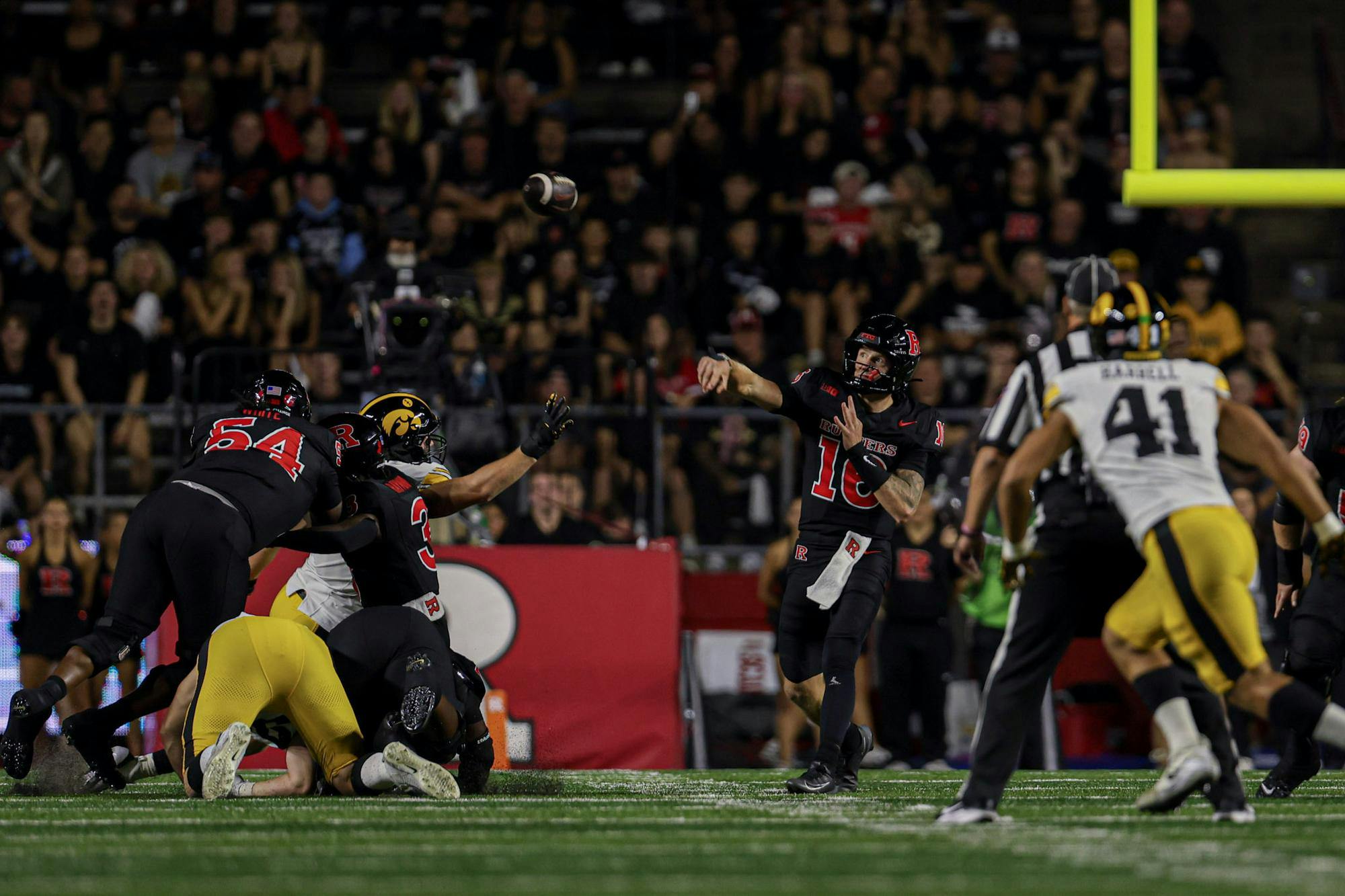 Hawkeye heartbreak: Rutgers football loses to Iowa in conference opener ...