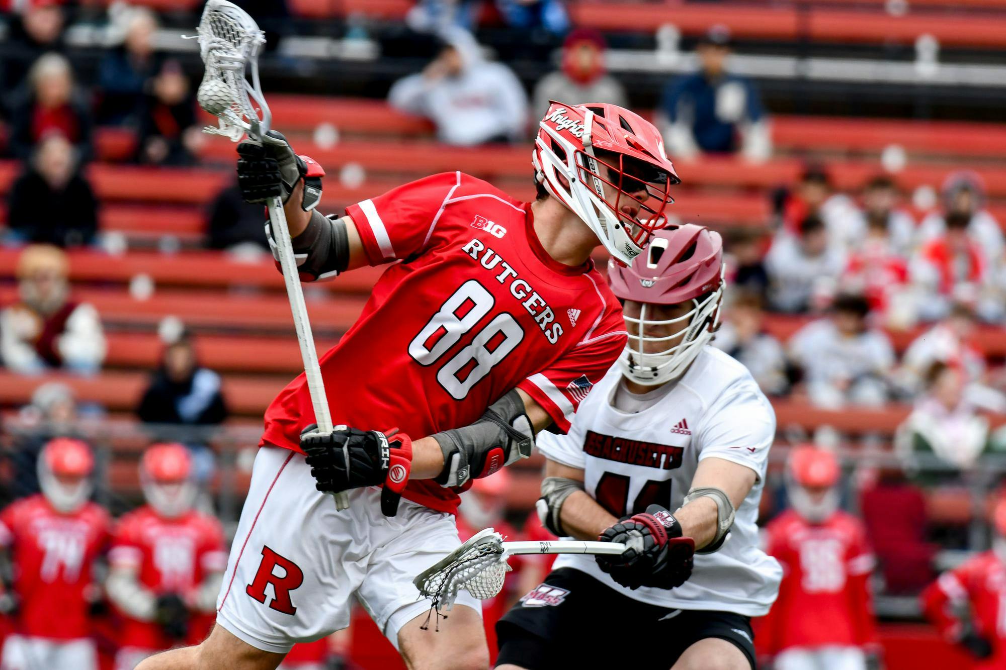 Rutgers men's lacrosse falls to No. 19 UMass, offense goes silent in ...